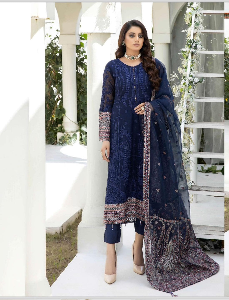 Noors Chiffon | SHIBRA BY NOOR'S | Semi-stitched Chiffon – Saimascollection